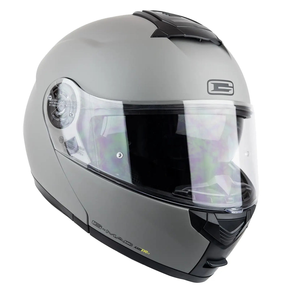 G-Mac Axis Evo 2.0 P&J Flip Front Motorcycle Helmet– MSG Bike Gear