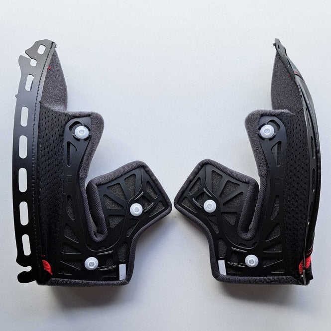 Shoei Helmet Replacement Cheek Pads - GT Air 3 Type R - Grey– MSG Bike Gear
