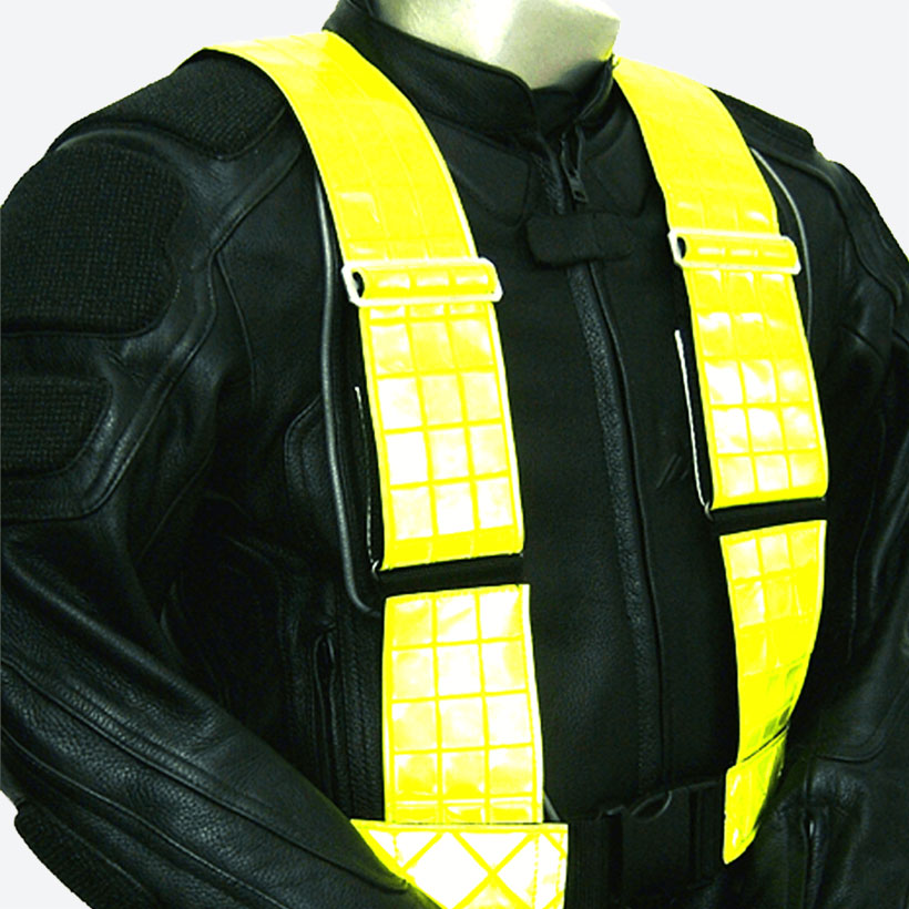 Respro Adjustable Reflective Hi-Vis Safety H-Belt – MSG Bike Gear
