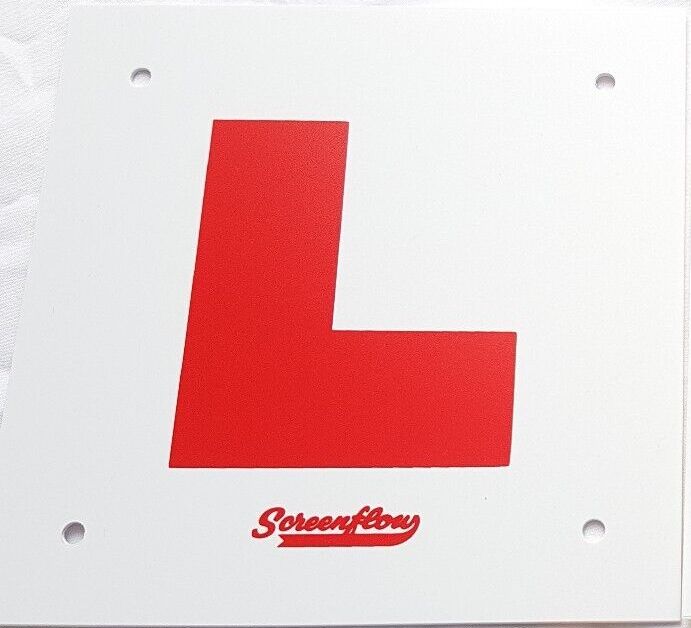 Screenflow Single Ridgid Learner L Plate with Pre-drilled holes– MSG ...