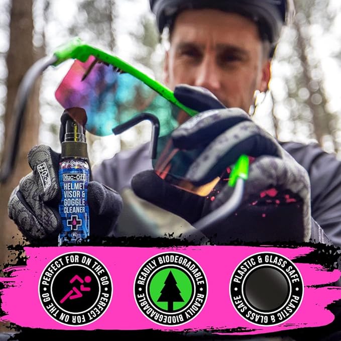Muc-Off 202C Helmet, Visor And Goggle Cleaning Kit– MSG Bike Gear