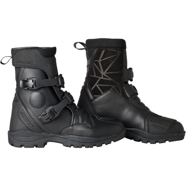 RST Adventure-X Mid CE Waterproof Motorcycle Adventure Boots - Black ...
