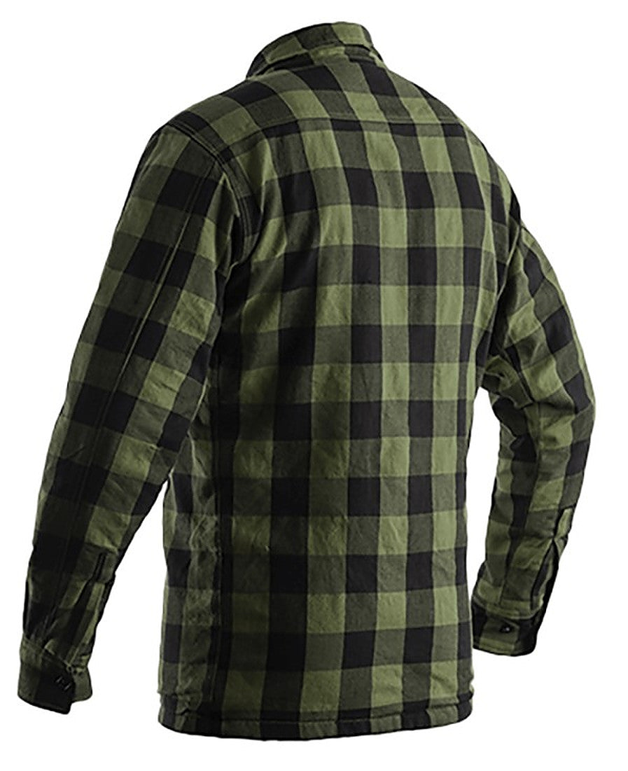 RST Lumberjack CE Armoured Chequered Shirt - Green– MSG Bike Gear
