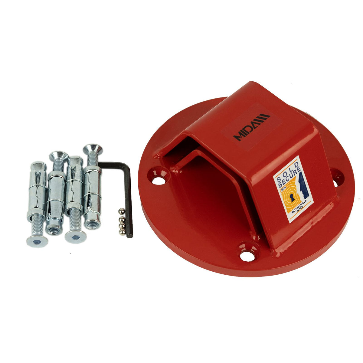 MIDA Heavy Duty Motorcycle Ground Anchor | MSG Bike Gear