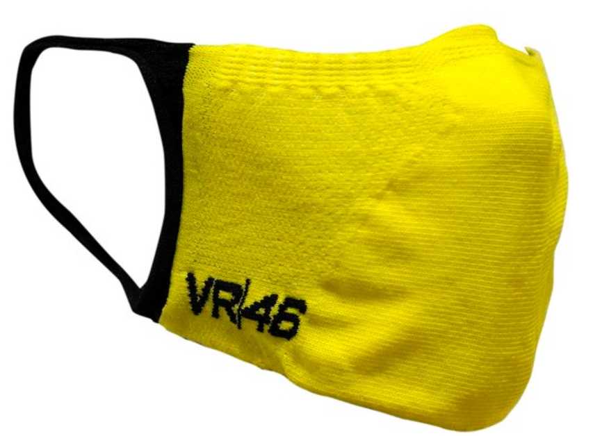 Official VR46 Reusable Social Face Mask - Yellow – MSG Bike Gear