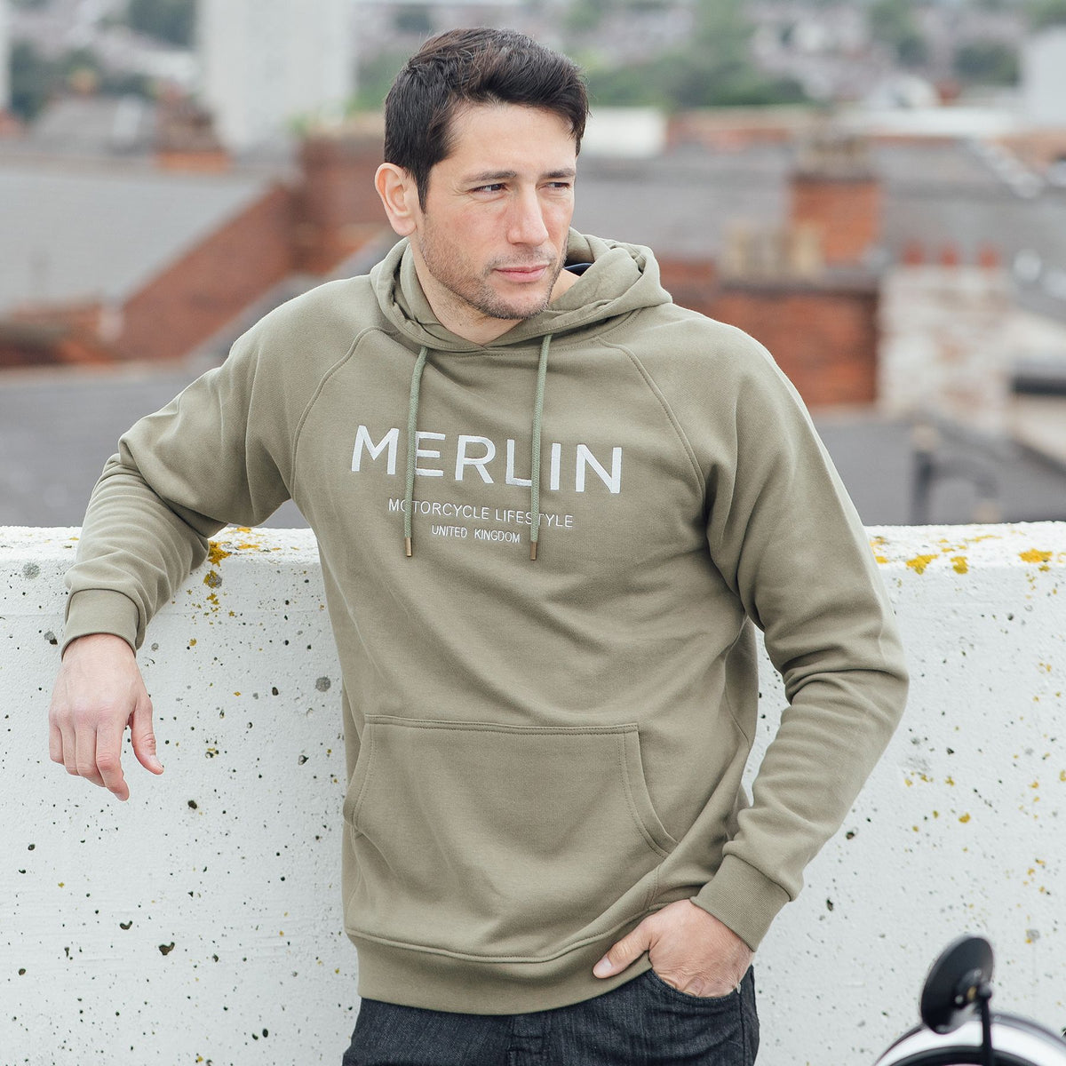 Merlin Sycamore Pull Over Organic Cotton Fleece Hoody - Kharki– MSG ...